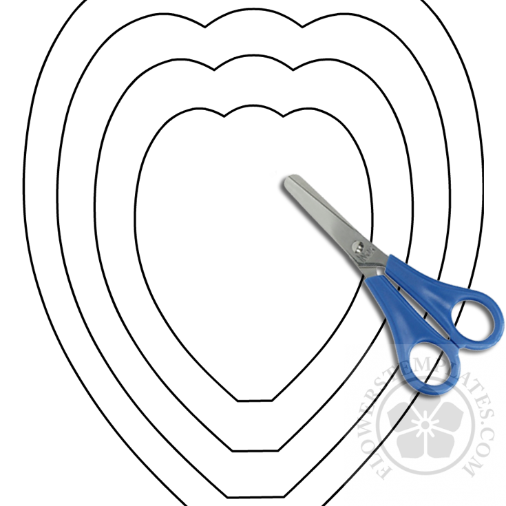 Diy Giant Paper Flower Template Printable Flowers Templates